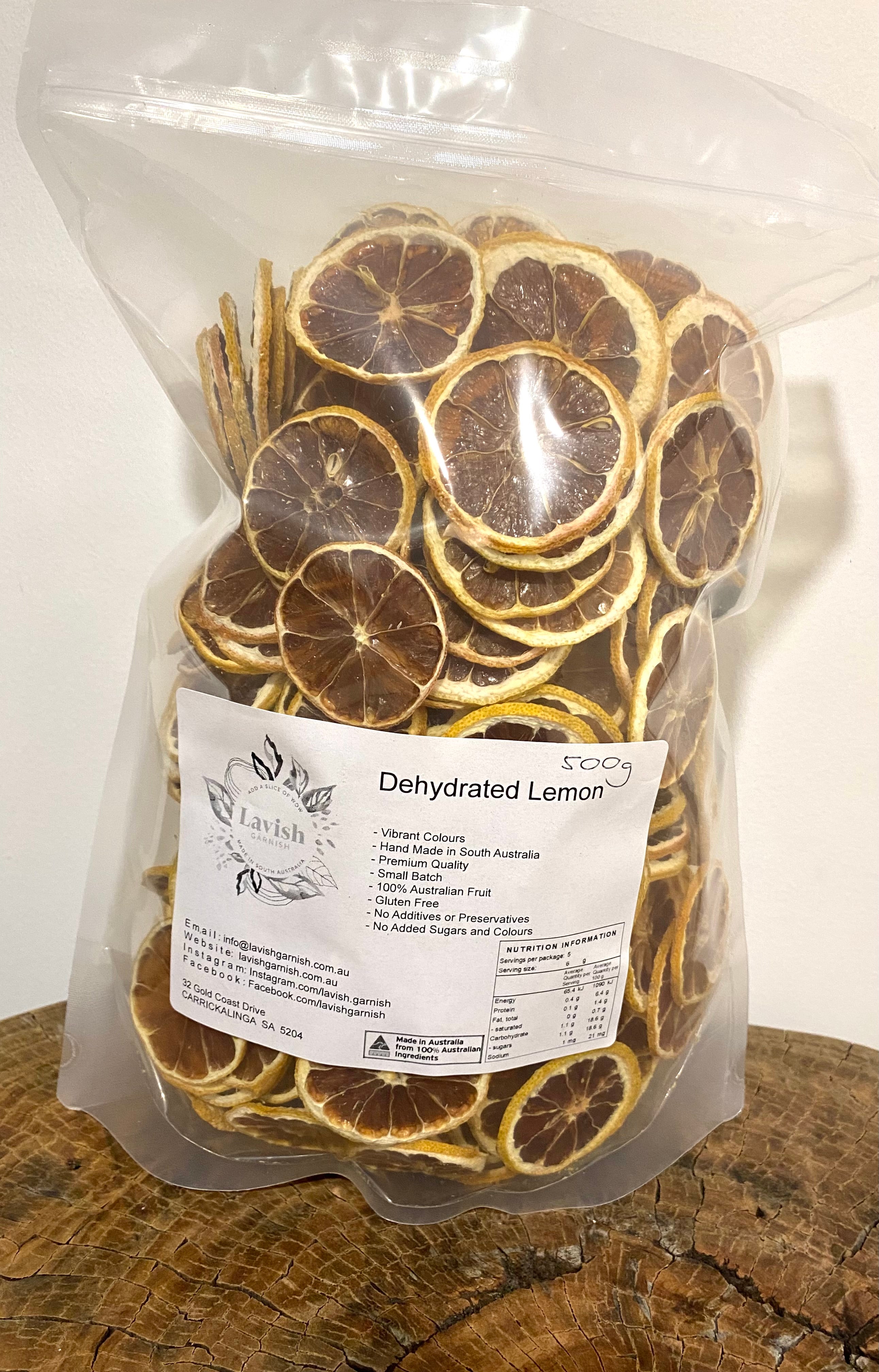 Bulk Dehydrated Lemon – Lavish Gärnish